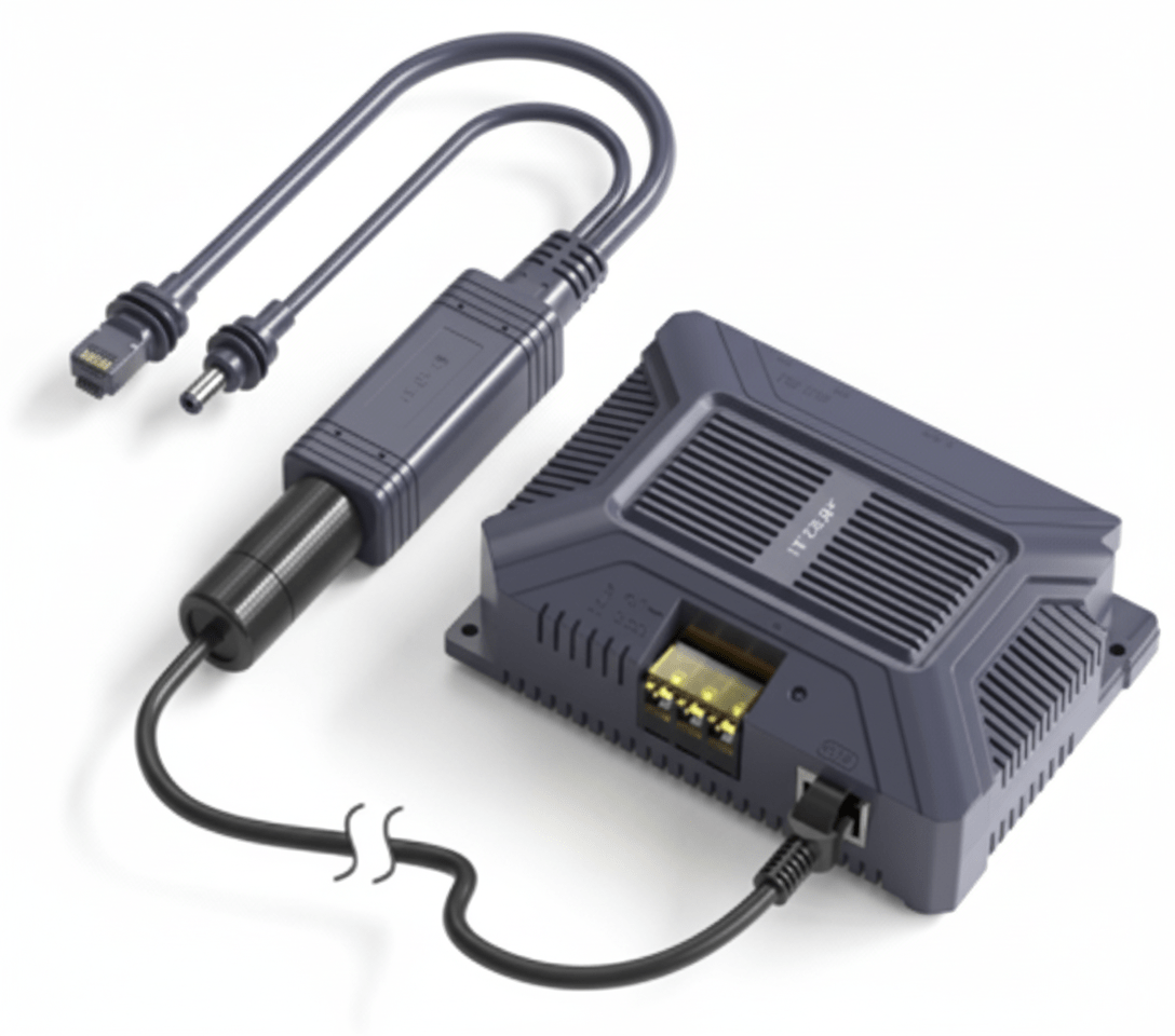 5-in-1 Starlink® Mini 150W Step-Up GigE PoE Injector with Splitter ...