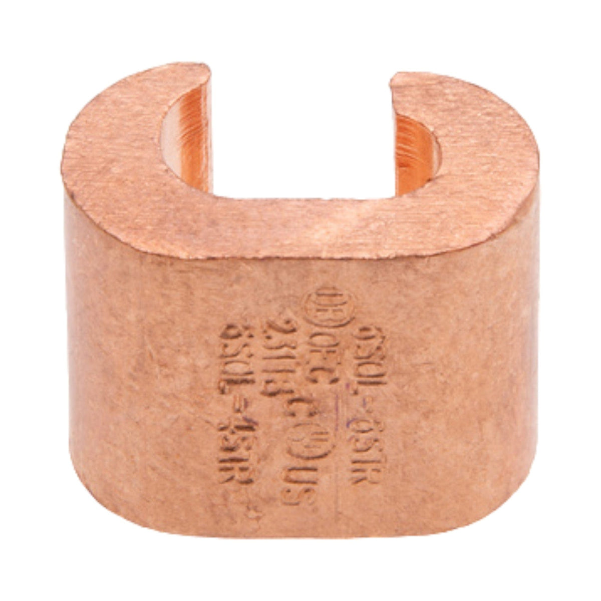 Compression Grounding C-TAP Connector, 3/0 - 250 MCM 6 - 2/0 STR ...