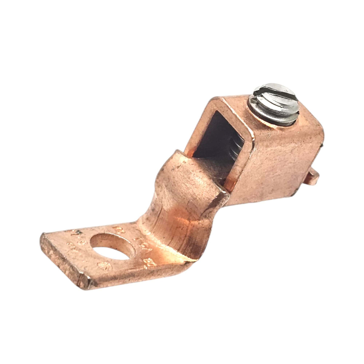 Copper Mechanical Lug - One Hole Offset Tongue 14 AWG Solid - 6 AWG CU ...