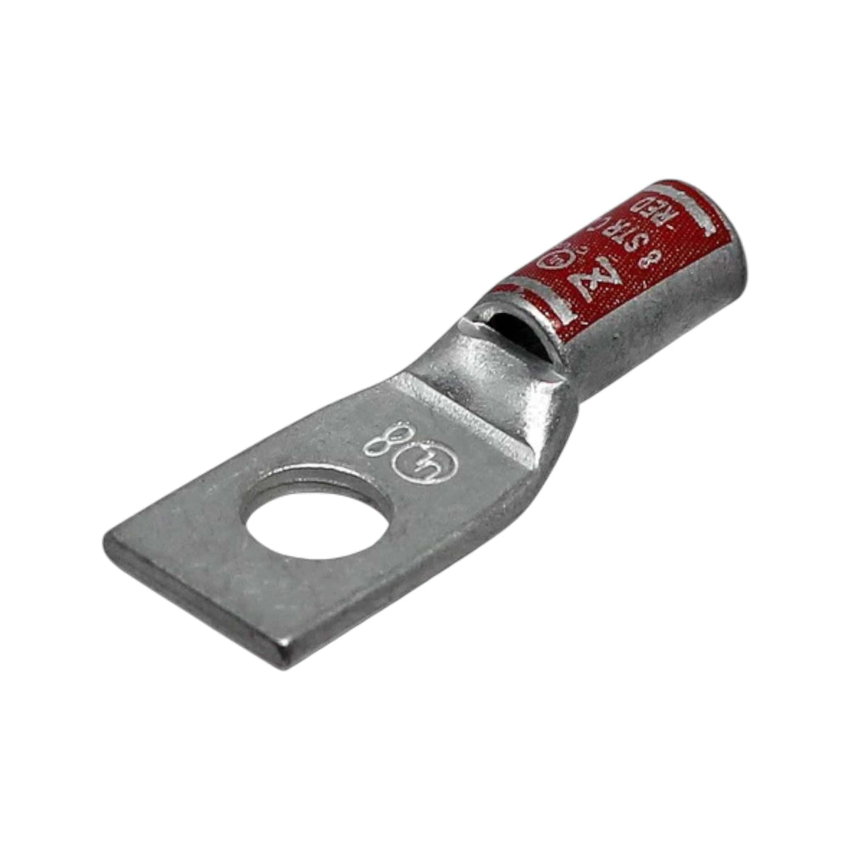 Copper Short Barrel One Hole Compression Lugs 8 AWG 1/4-inch bolt size ...