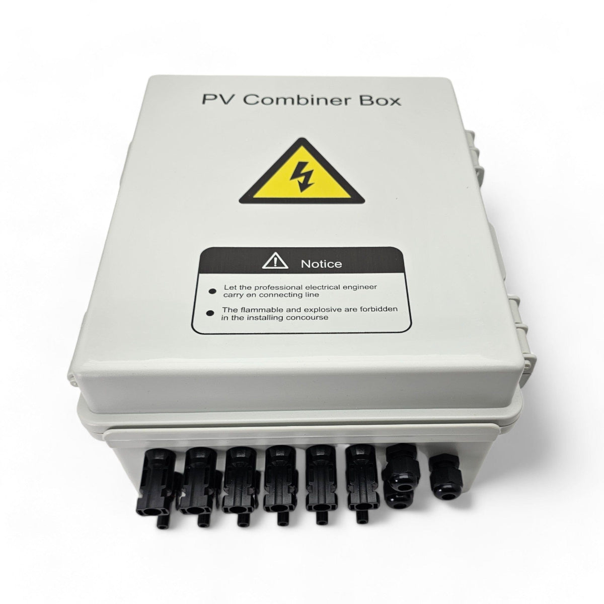 IP65 Rated 6 in 1 out 6 600V 1000V DC Solar PV Combiner Box ...