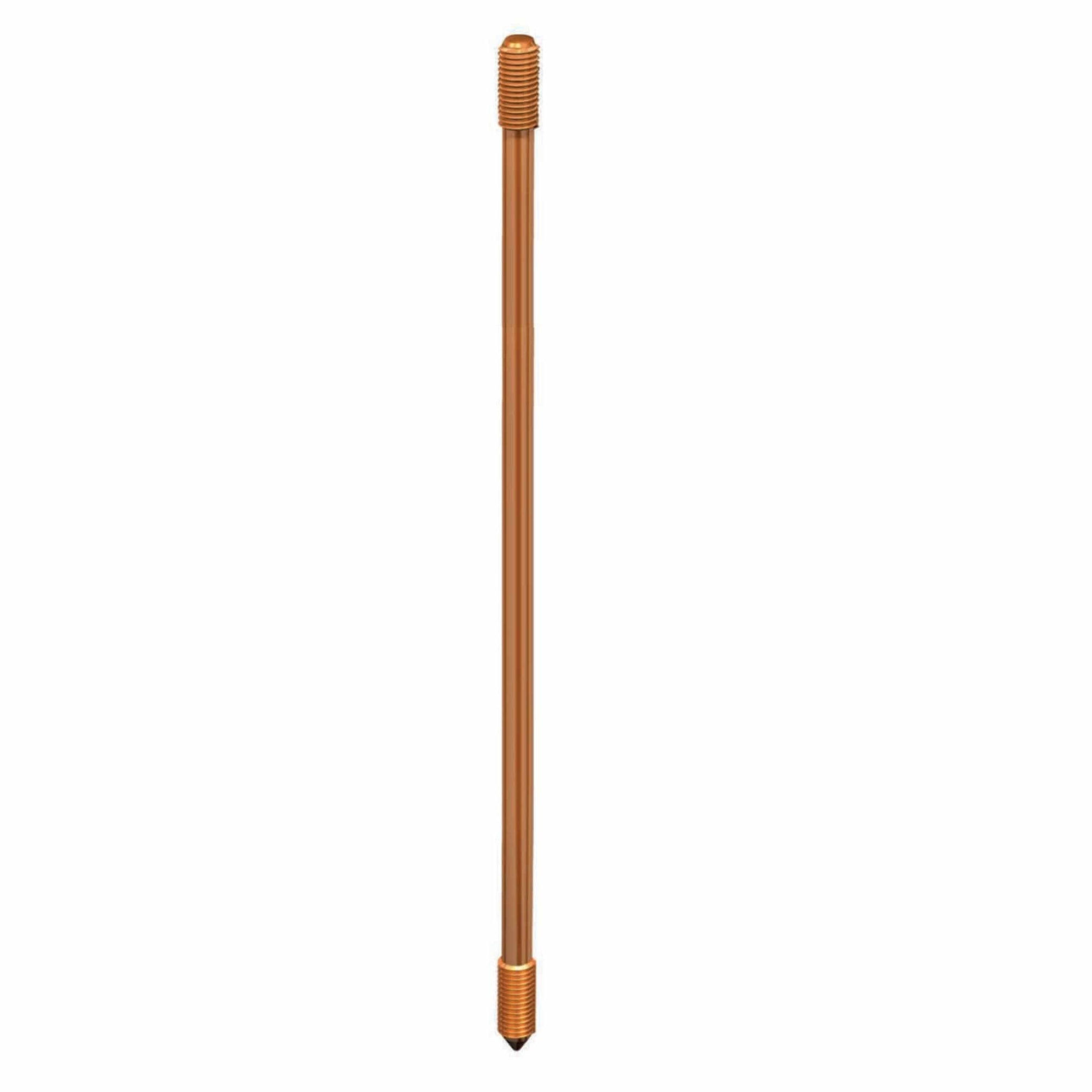 Sectional Copper Bonded Steel Grounding Rod 1/2 X 6 FT — Conversions Tech